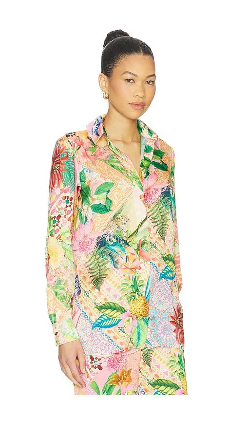 Luli Fama Printed Blouse