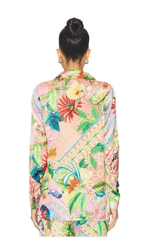 Luli Fama Printed Blouse