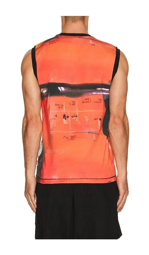 DIESEL® Hessa Tank In Red,white