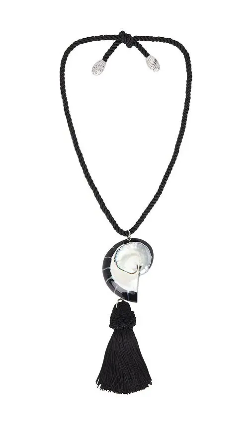 JULIETTA Nautilus Necklace - Black