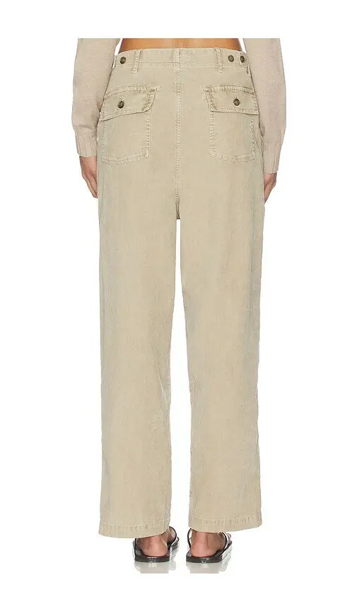JAMES PERSE Fine Wale Stretch Cord Pant - Overcast