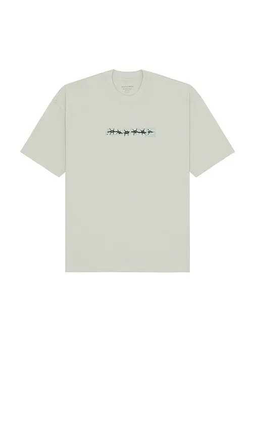 ALLSAINTS Deterent Tee In Sage