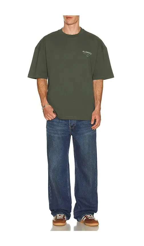 ALLSAINTS Underground Tee In Green
