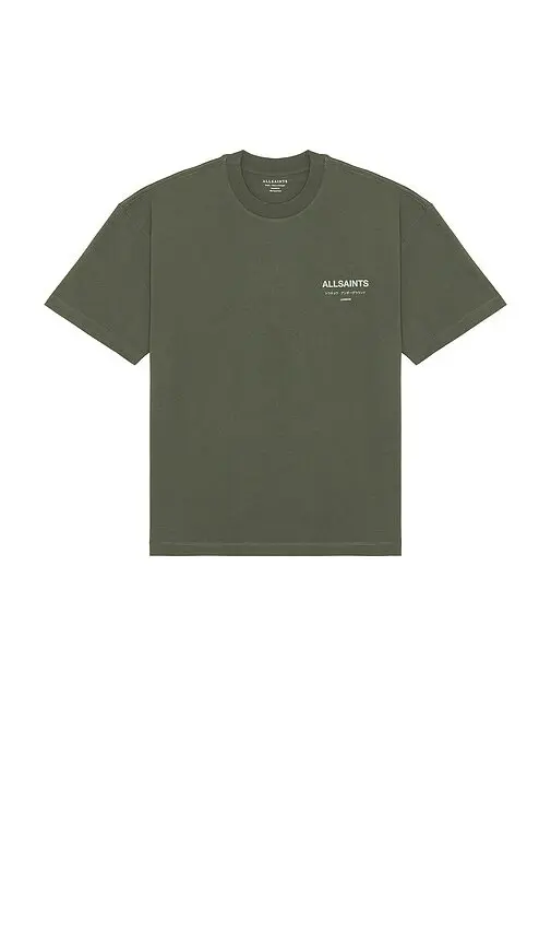 ALLSAINTS Underground Tee In Green