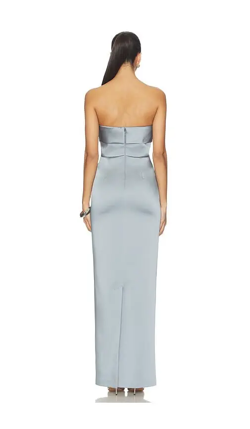 THE NEW ARRIVALS ILKYAZ OZEL Rhea Gown - Bosphorus Fog