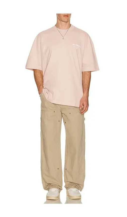 ALLSAINTS Underground Tee In Pink