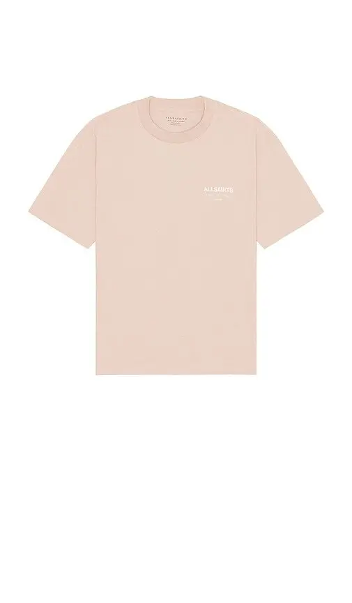 ALLSAINTS Underground Tee In Pink