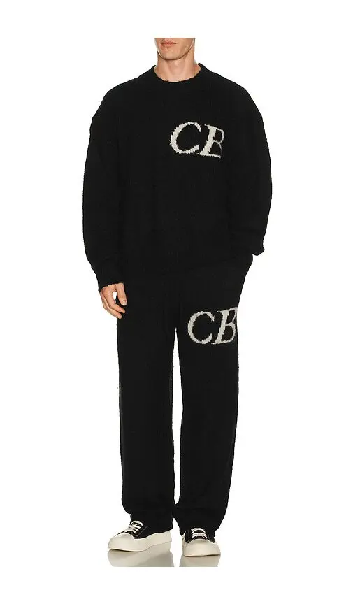 COLE BUXTON Logo Knit Sweater