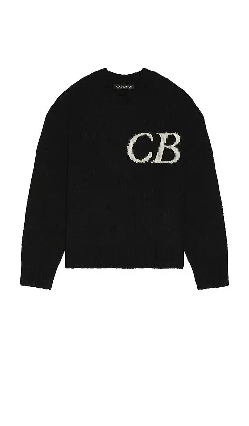 COLE BUXTON Logo Knit Sweater