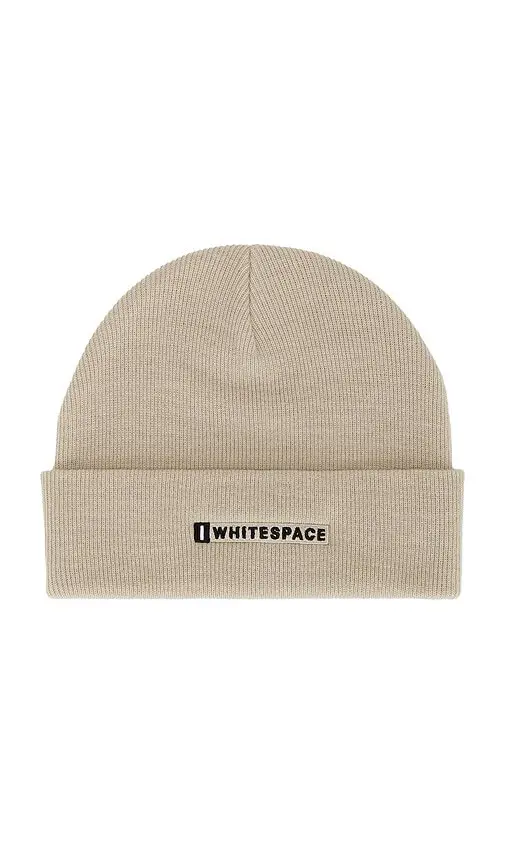 WHITESPACE Cashmere Knit Beanie - Bone & Black