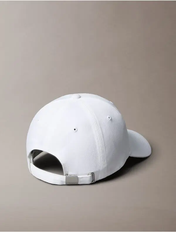 Calvin Klein Logo Graphic Baseball Cap - Bright White