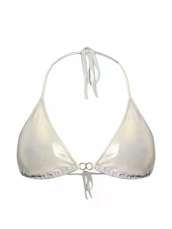 Melissa Odabash Bikini Top With Ring Detail - Neutrals