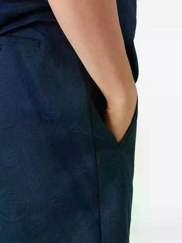 Casablanca Pattern-detail Shorts - Grey