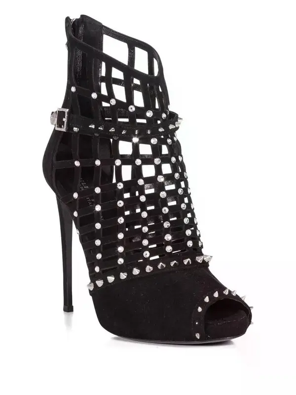Philipp Plein 12mm Suede Sandals