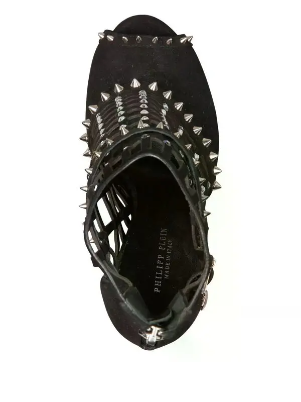 Philipp Plein 12mm Suede Sandals