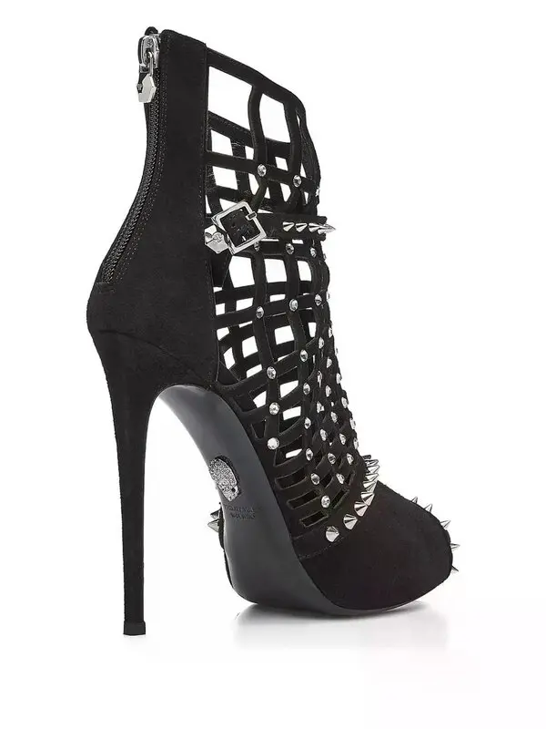 Philipp Plein 12mm Suede Sandals