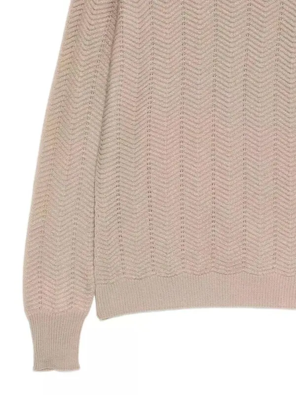 Giorgio Armani Crew-neck Long-sleeve Sweater