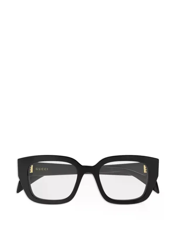 Gucci Gg2021o Rectangle Eyeglasses - Black