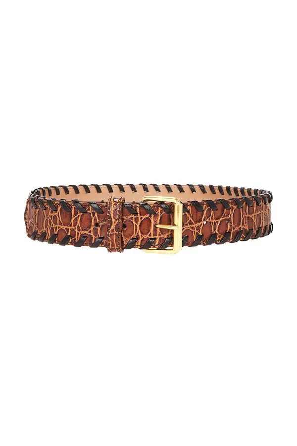 Dries Van Noten Leather Belt - Tan