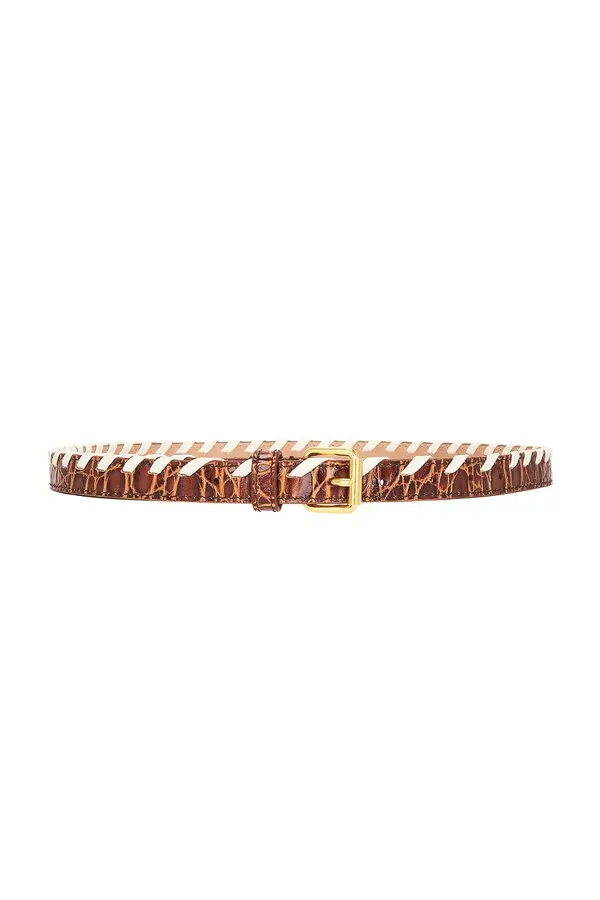 Dries Van Noten Leather Belt - Tan