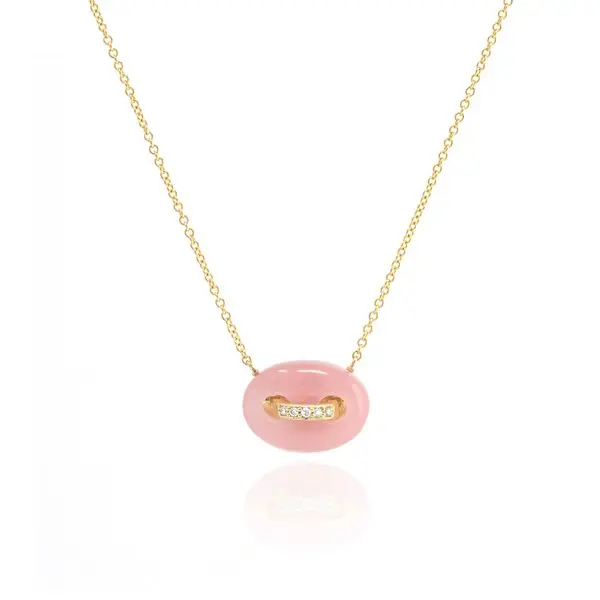JENNA BLAKE Mini Mariner Necklace - Chrysoprase
