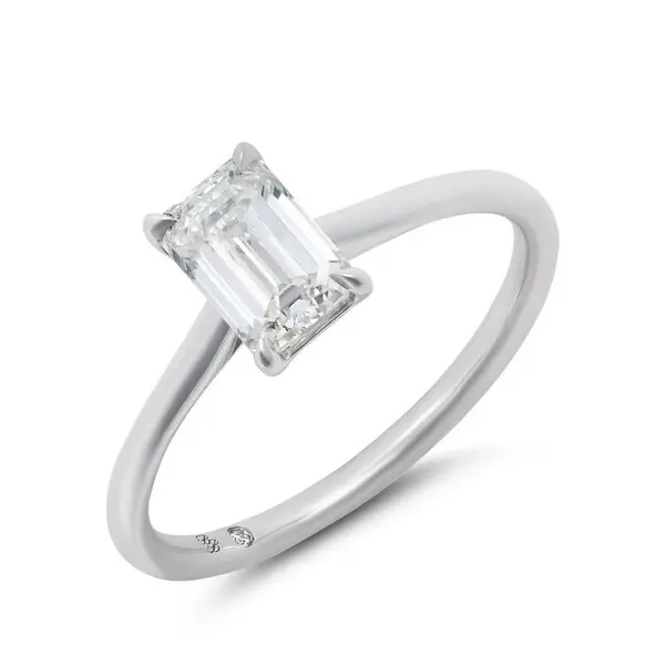 BELLA PONTE Oval Diamond Engagement Ring In 14k White Gold - Wg