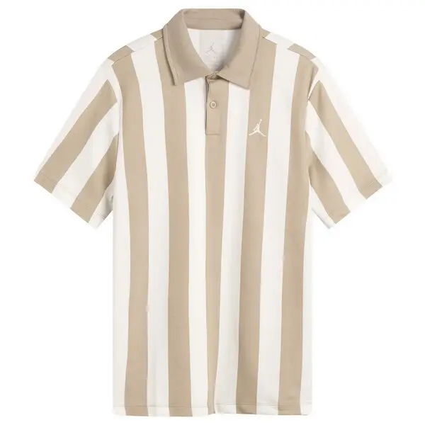 JORDAN Golf Polo - Khaki/sail