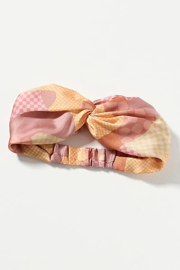 Anthropologie Twist Headband - Check