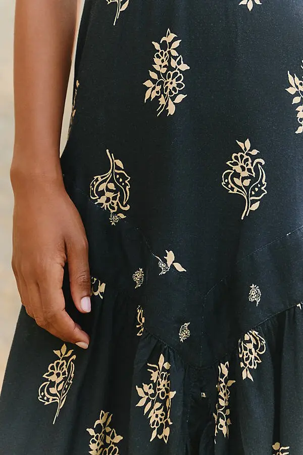 CELANDINE Printed Scarf Dress