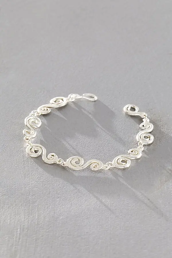 TAKARA Spiral Link Bracelet - Silver