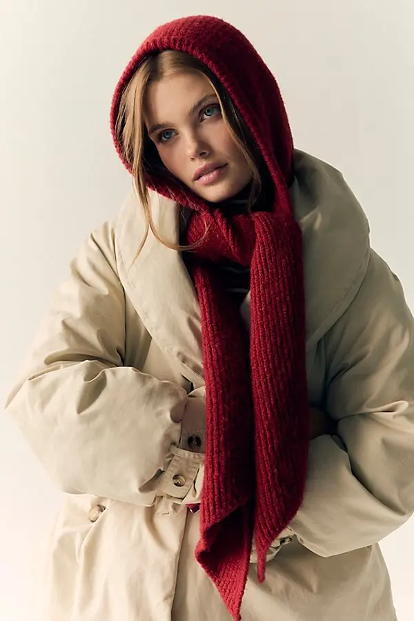 Free People Extra Large Balabonnet - Cherry