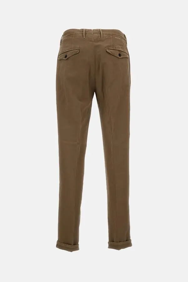 Incotex Tapered Fit Trousers - Brown