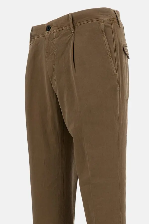 Incotex Tapered Fit Trousers - Brown