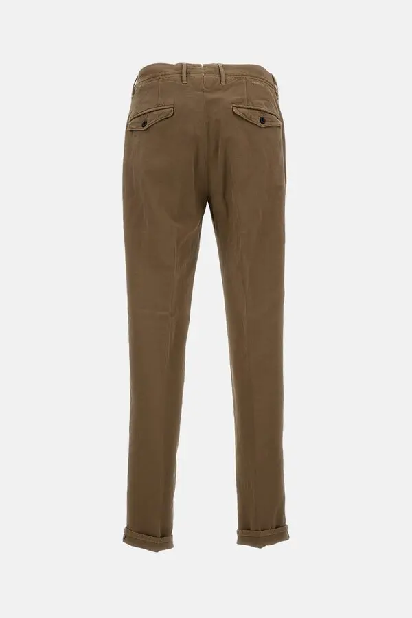 Incotex Tapered Fit Trousers - Brown