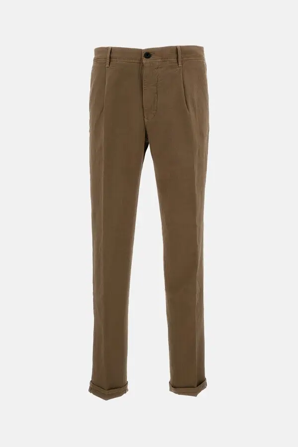 Incotex Tapered Fit Trousers - Brown