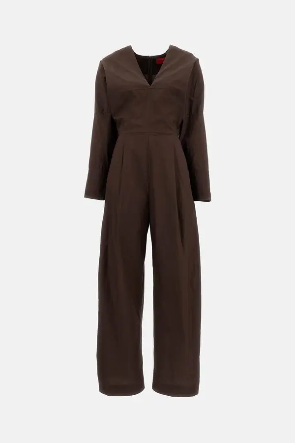 THELATEST Wide-leg Jumpsuit - Brown