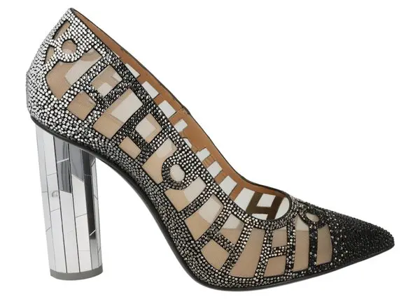 FERRAGAMO Florise S X5 Crystal-embellished Pumps - Transparent