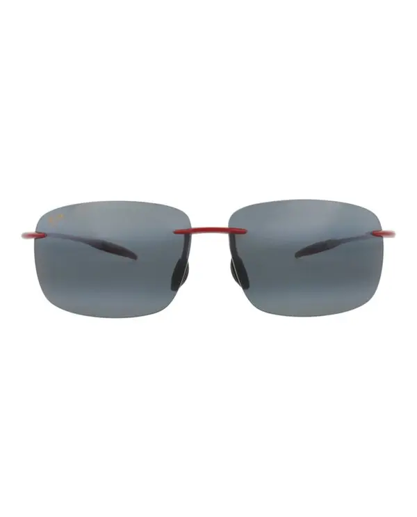 Maui Jim Square Frame Sunglasses - Red Red Grey (422/202)