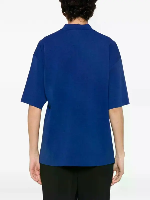 P.a.r.o.s.h V-neck Polo T-shirt - Blue