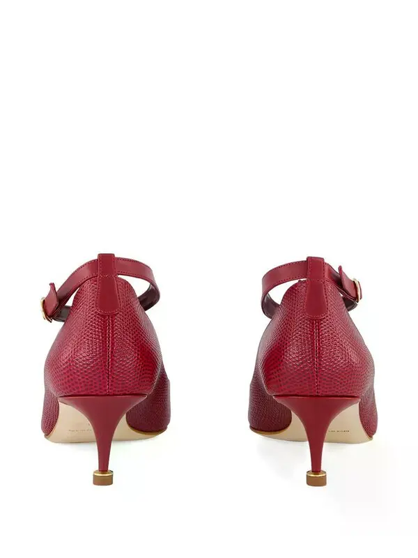 Manolo Blahnik T-bar Leather Pumps