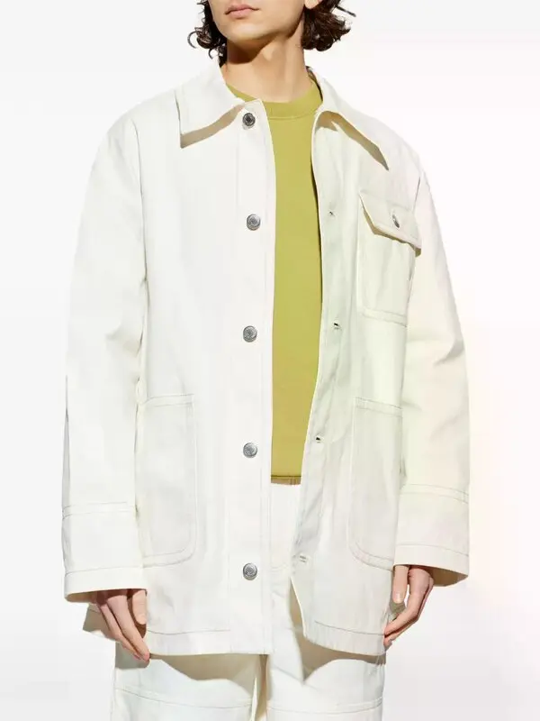 AMI Paris Shirt Jacket With Chest Pocket