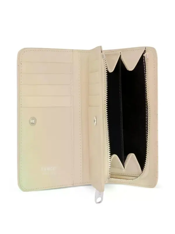 LANCEL Zipped Quilted Compact Wallet