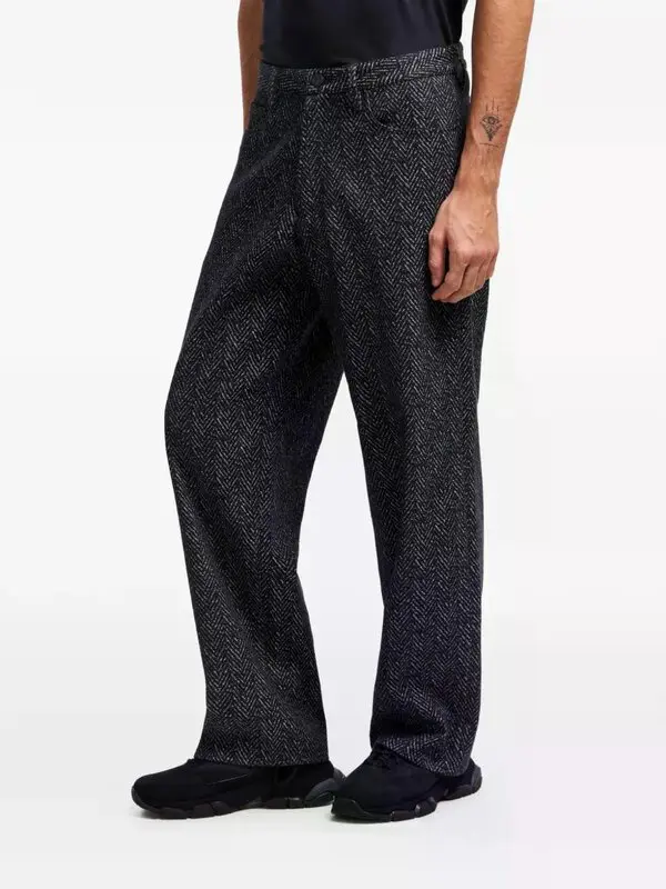 Giorgio Armani Chevron Jacquard Jeans