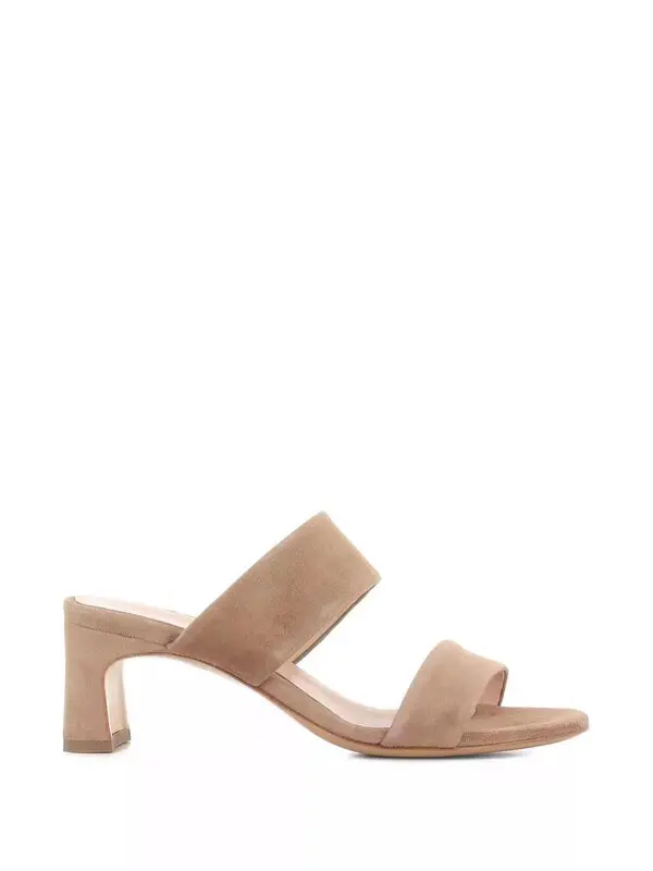 TASSINARI Michelle Suede Mules - Neutrals