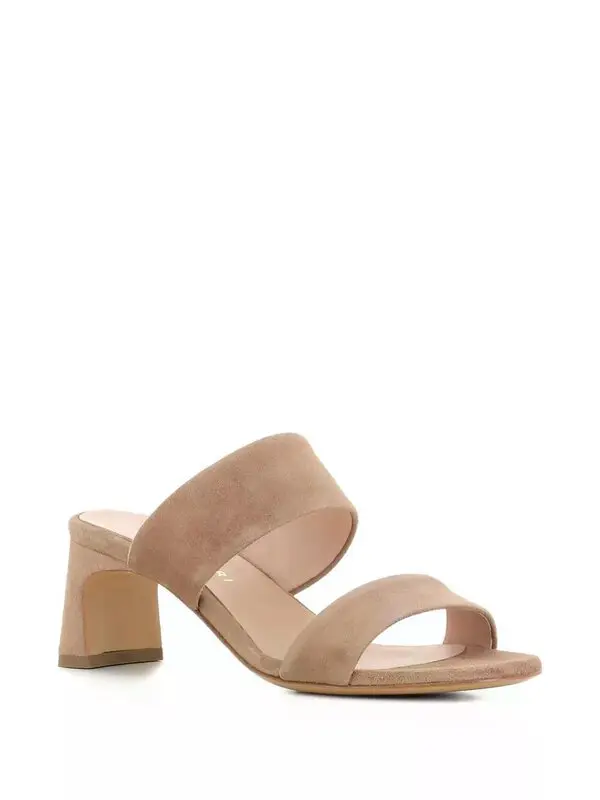 TASSINARI Michelle Suede Mules - Neutrals
