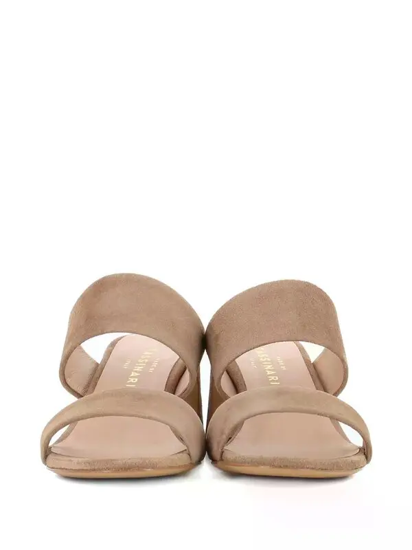 TASSINARI Michelle Suede Mules - Neutrals