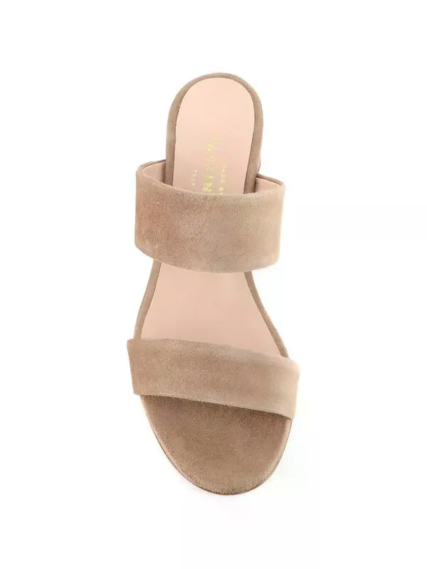 TASSINARI Michelle Suede Mules - Neutrals