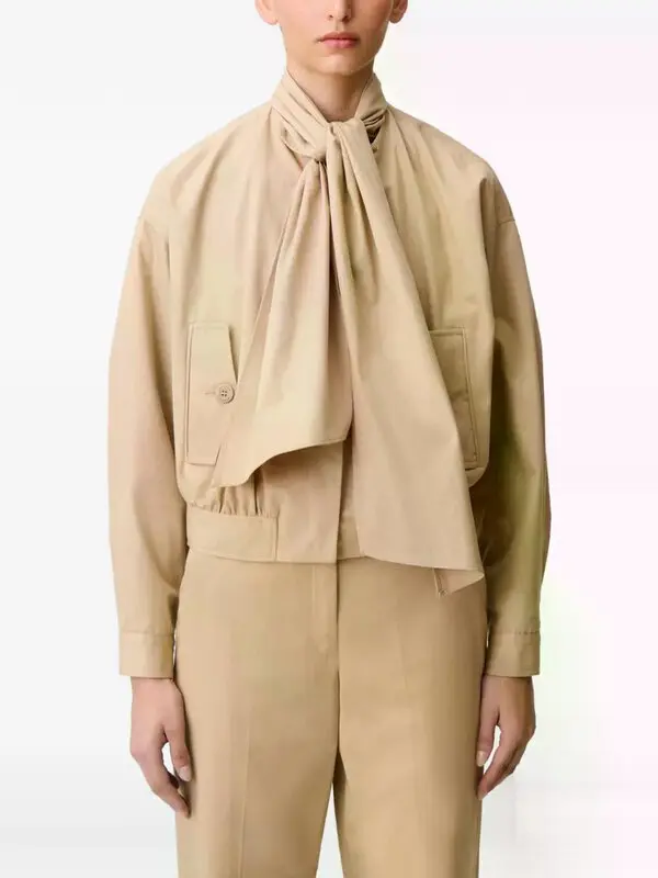 Claudie Pierlot Self-tie Short Trench Jacket