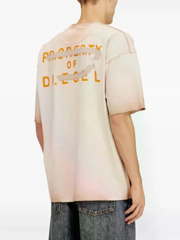 DIESEL® T-look Raw-trim T-shirt