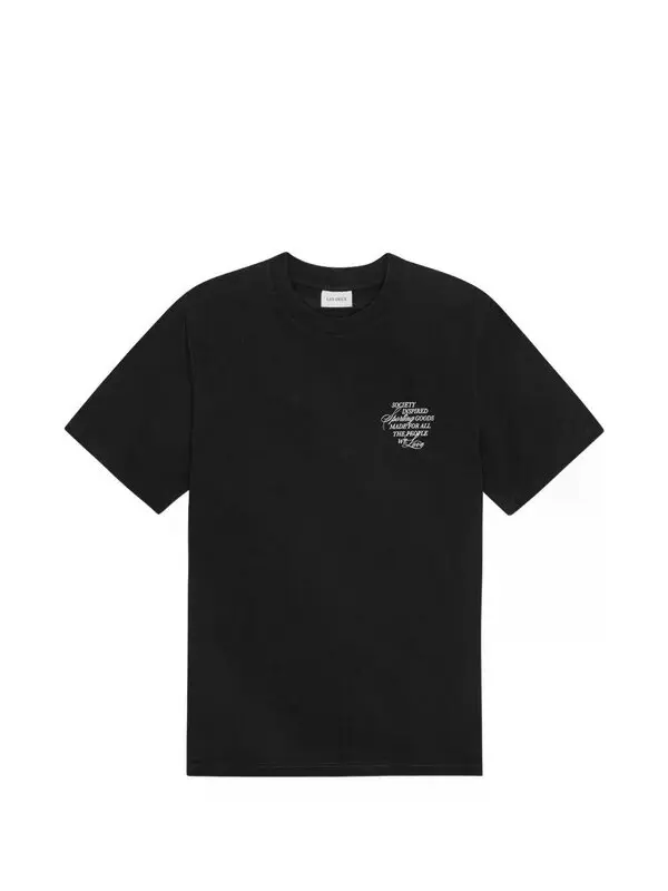 LES DEUX Printed T-shirt - Black